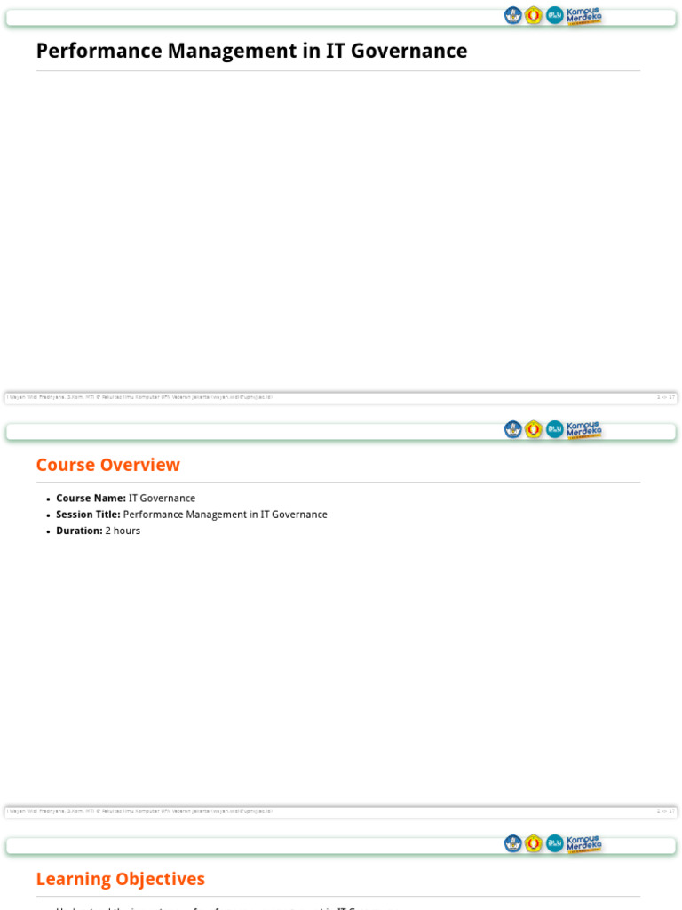 07 Performance Management | PDF | Performance Indicator | Economies