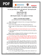 Đáp Án Cu C Thi Atgt 2024 2025 | PDF