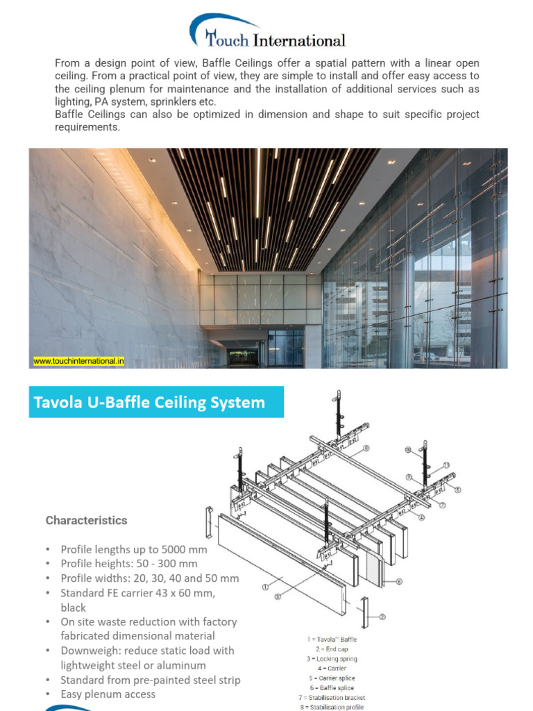 Baffle Ceiling Catalog | PDF