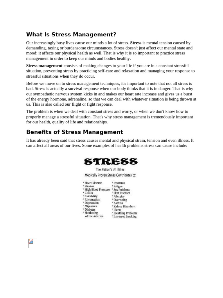 Stress Management | PDF