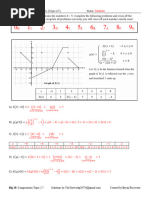 2.1-2.6 Test Answer Key | PDF | Exponential Function | Function ...