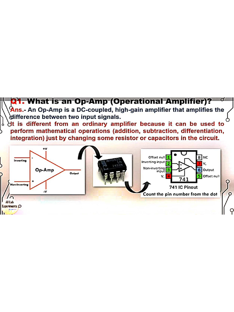Op Amp | PDF