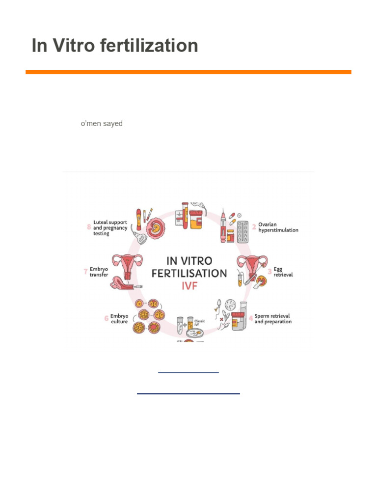 In Vitro Fertilization Overview Guide | PDF | In Vitro Fertilisation ...