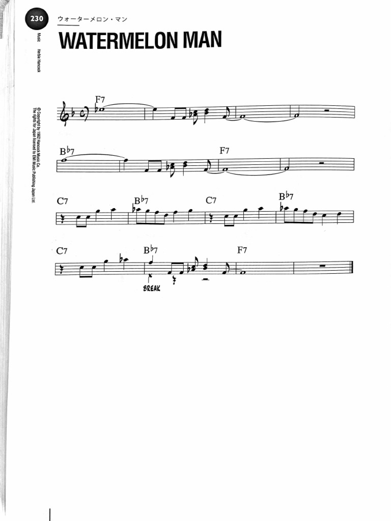 Watermelon Man | PDF