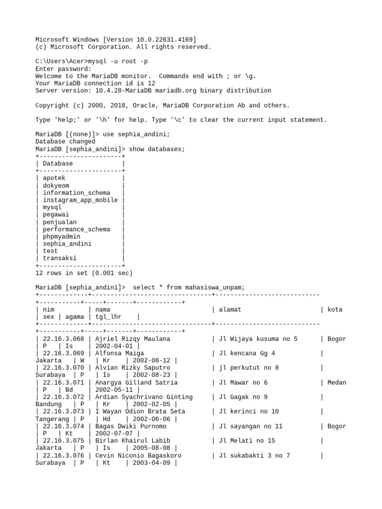 Pertemuan 4 | PDF | Interoperability | Databases