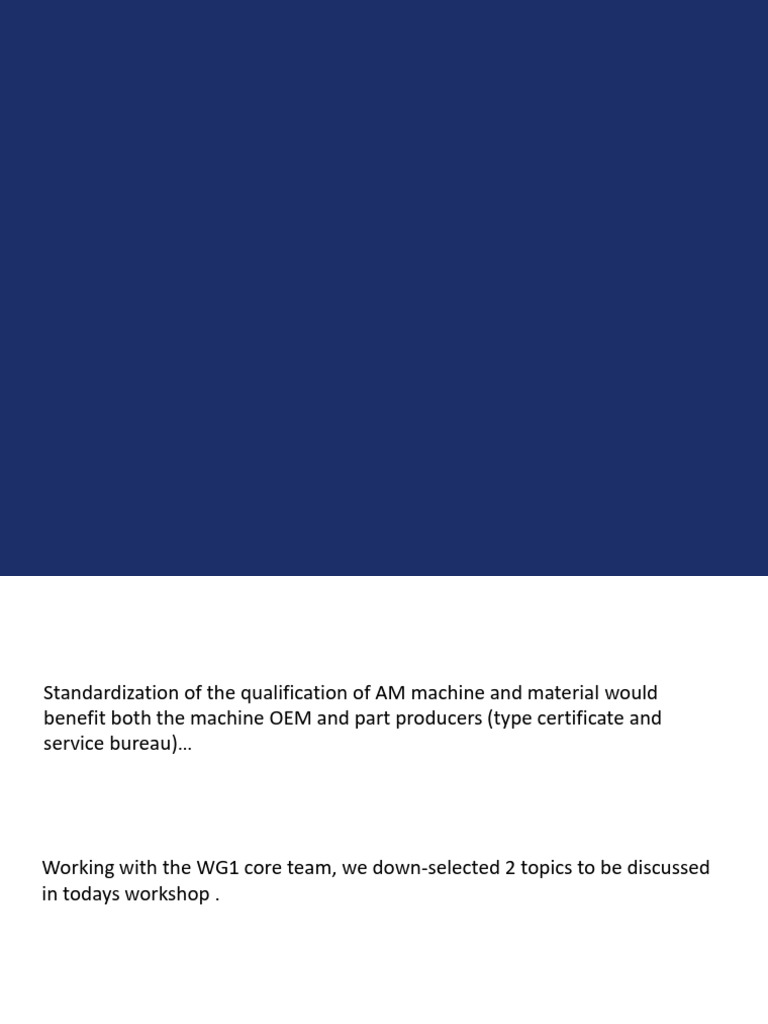 WG1 Closing Presentation | PDF | Computing