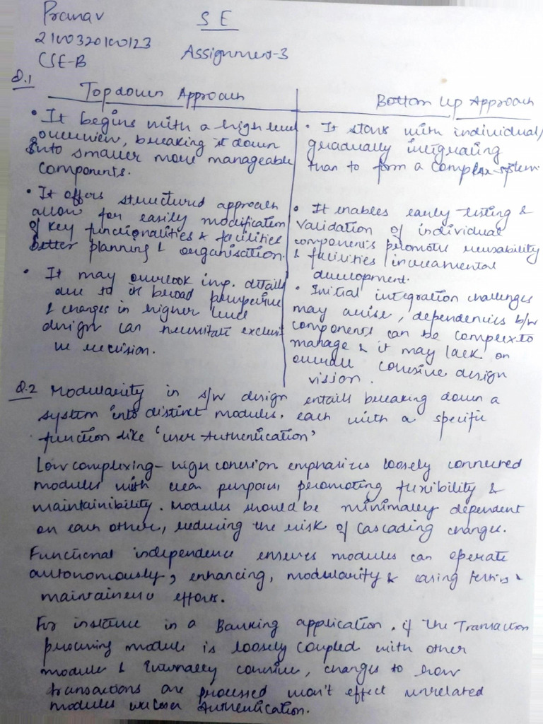 SE Assignment 3 | PDF