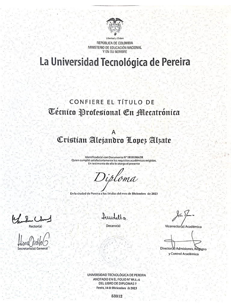 Diploma Grado U 2018 | PDF