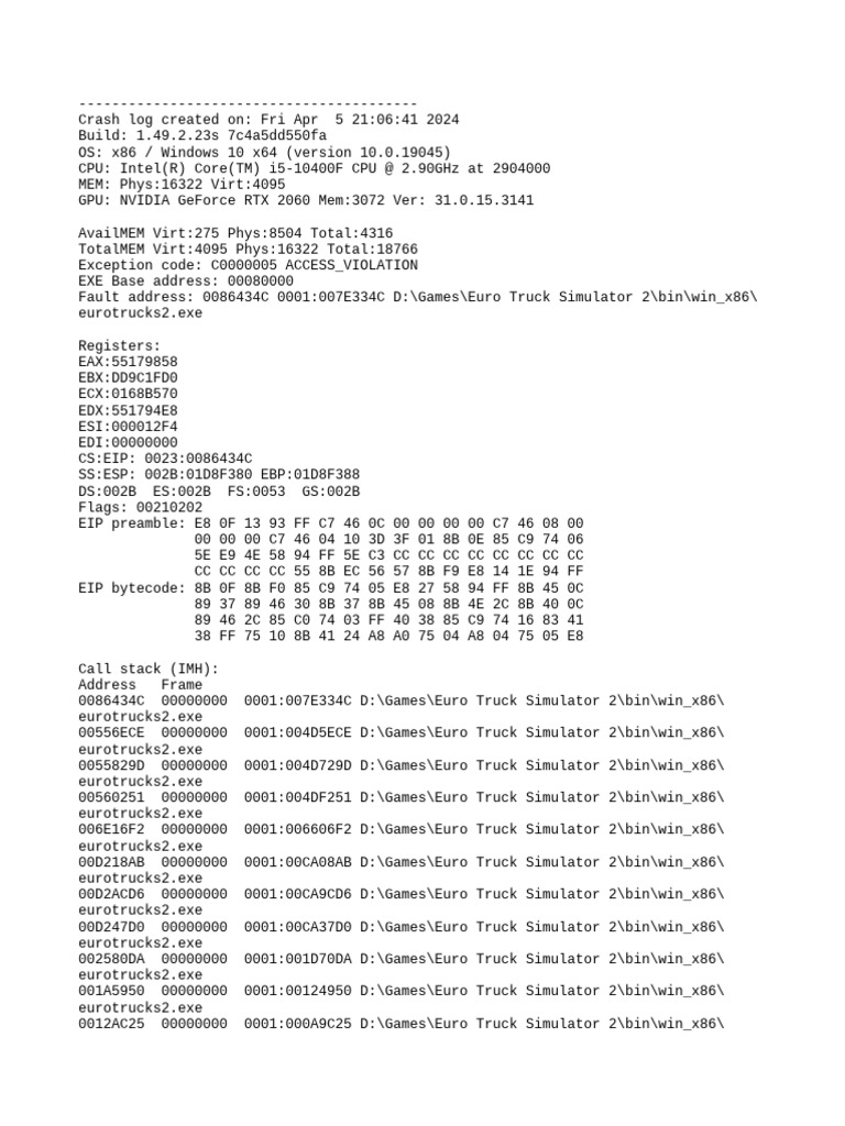 game.crash | PDF | Microsoft Windows | Software