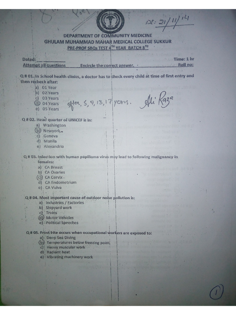 C.M Pre-Proff Batch 8th | PDF