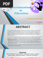 Understanding Discrimination and Bias | PDF