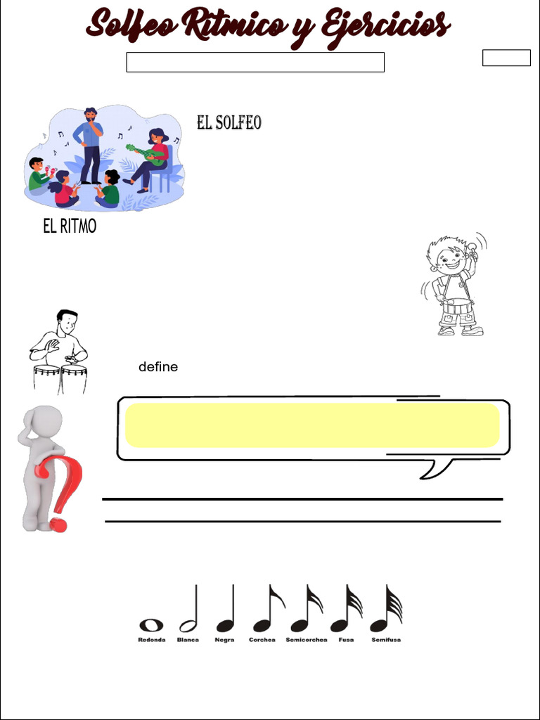 Solfeo Ritmico | PDF | Ritmo | Ritmo y medidor