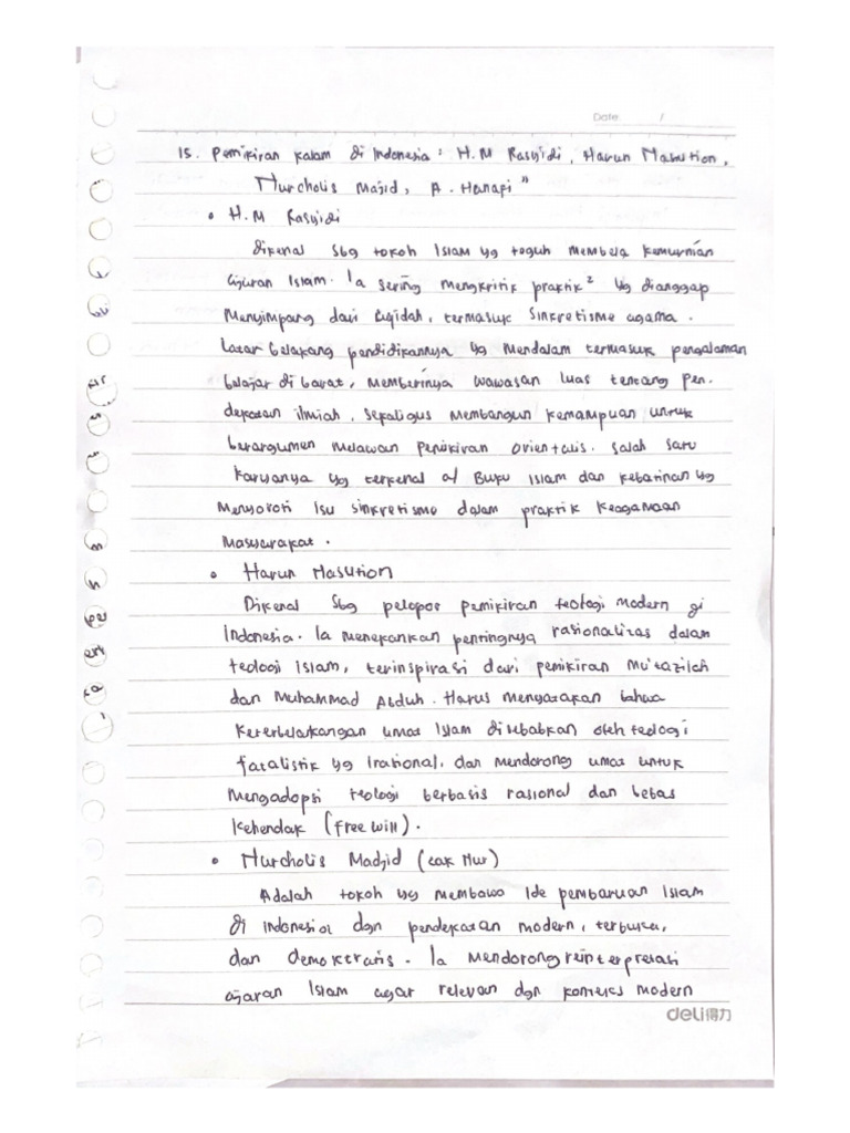 Pemikiran Kalam Di Indonesia | PDF Pemikiran Kalam Di Indonesia | PDF
