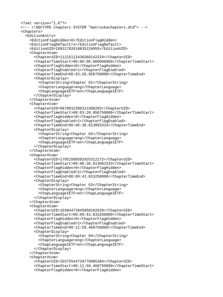 The Matrix (1999) Remastered Chapters | PDF