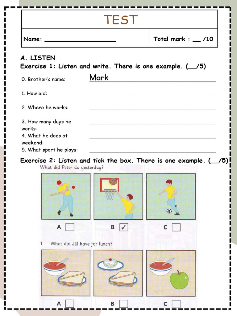 Worksheet 2 | PDF | Languages | Foreign Language Studies