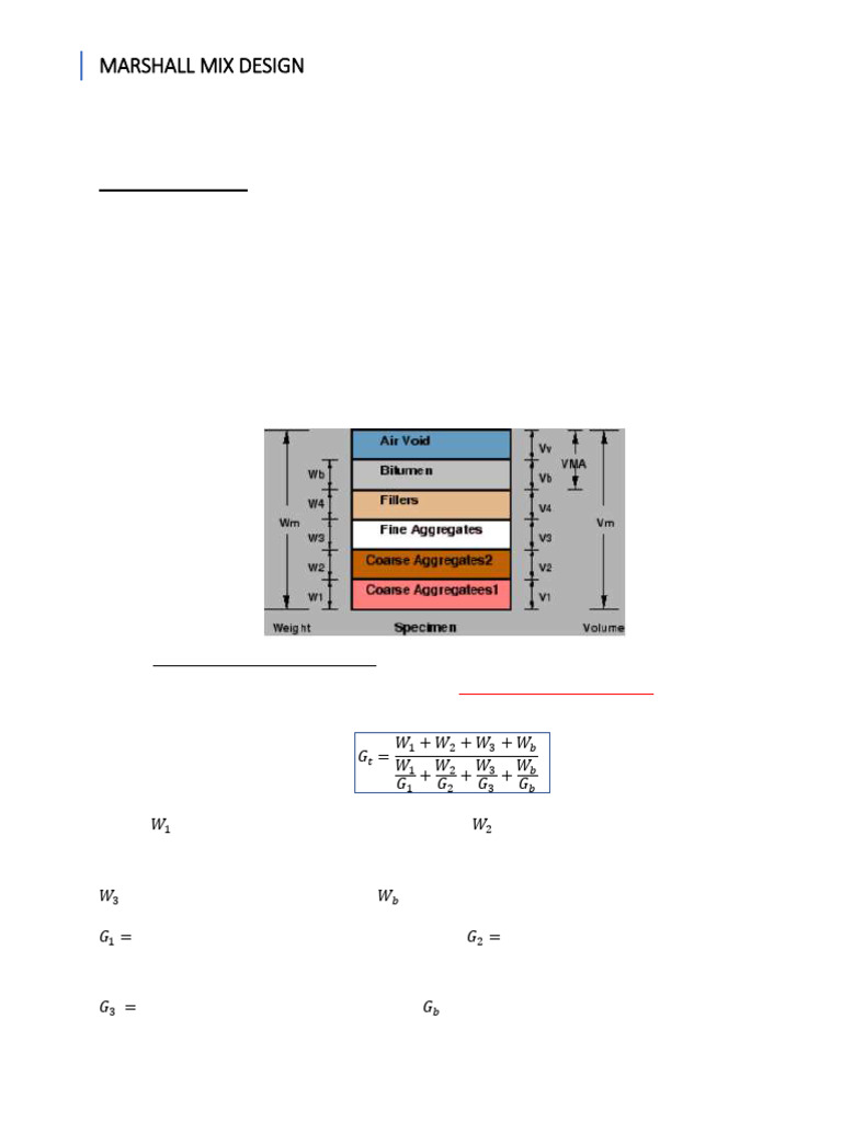 Marshall Mix Design | PDF | Materials