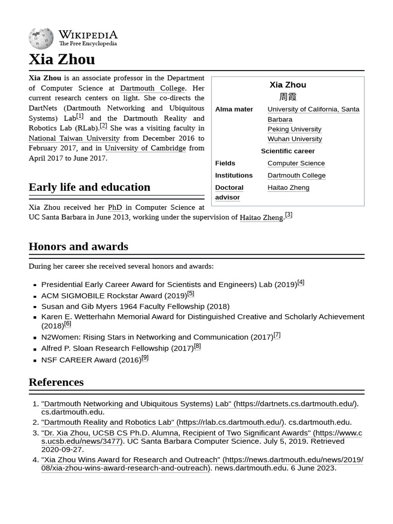 Xia_Zhou | PDF | Science