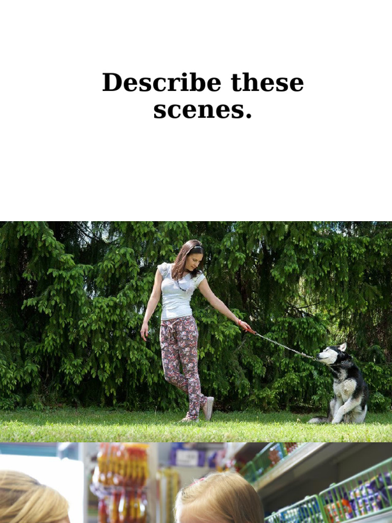 Describe These Scenes | PDF