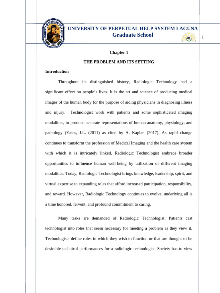 Sample Quantitative Research | PDF | Radiology | Medical Imaging