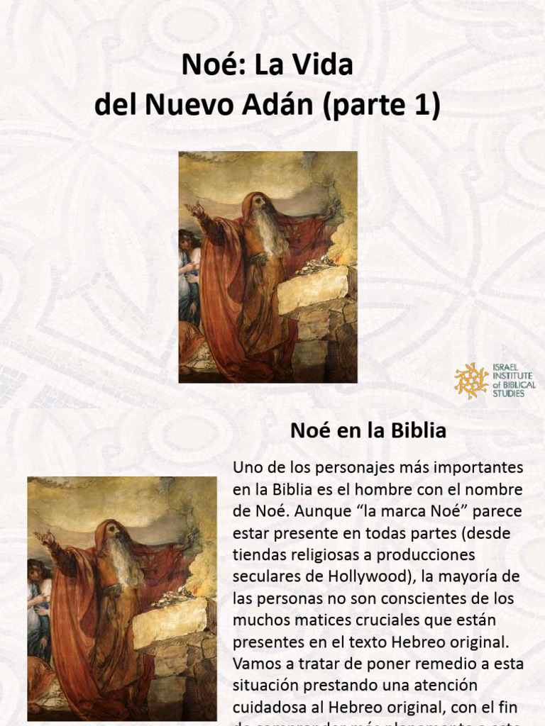 04 Noah ES | PDF | Noé | Arca de Noé