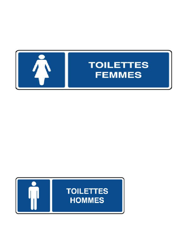 Picto Toilette | PDF