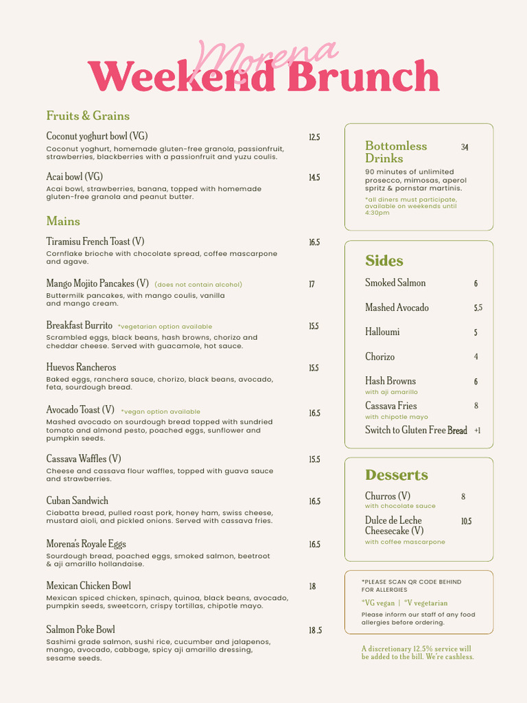 Weekend Brunch | PDF | Pancake | Sauce