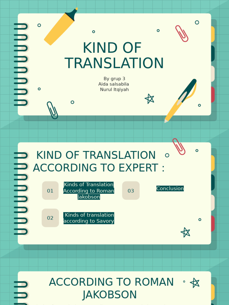 Kind of Translation | PDF | Translations | Human Communication