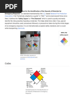 NFPA 704 Hazardous Materials Identification System | PDF | Combustion ...