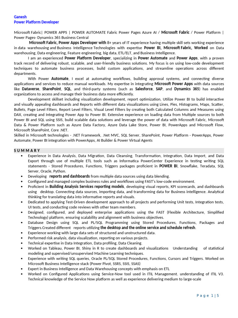 Power Apps and Automation Expertise | PDF | Share Point | Microsoft Sql ...