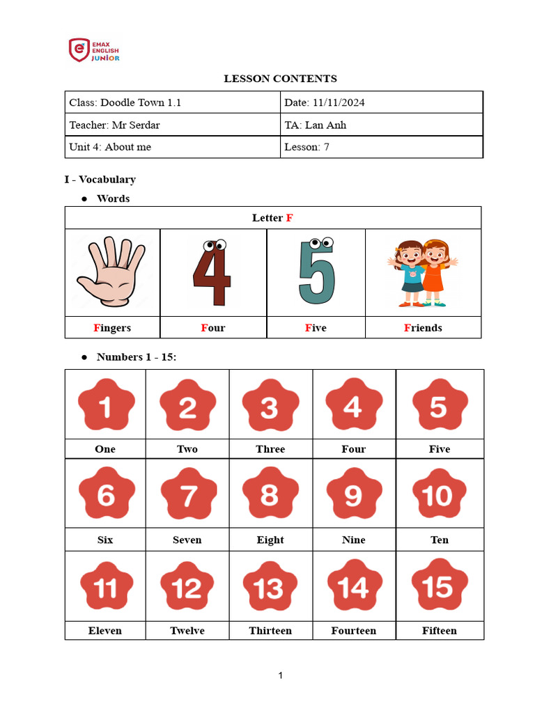 (11.11 - DT1.1) Unit 4 - Lesson 7 - LC | PDF