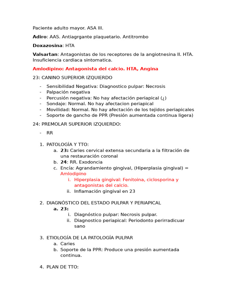 Caso Clinico PTD | PDF