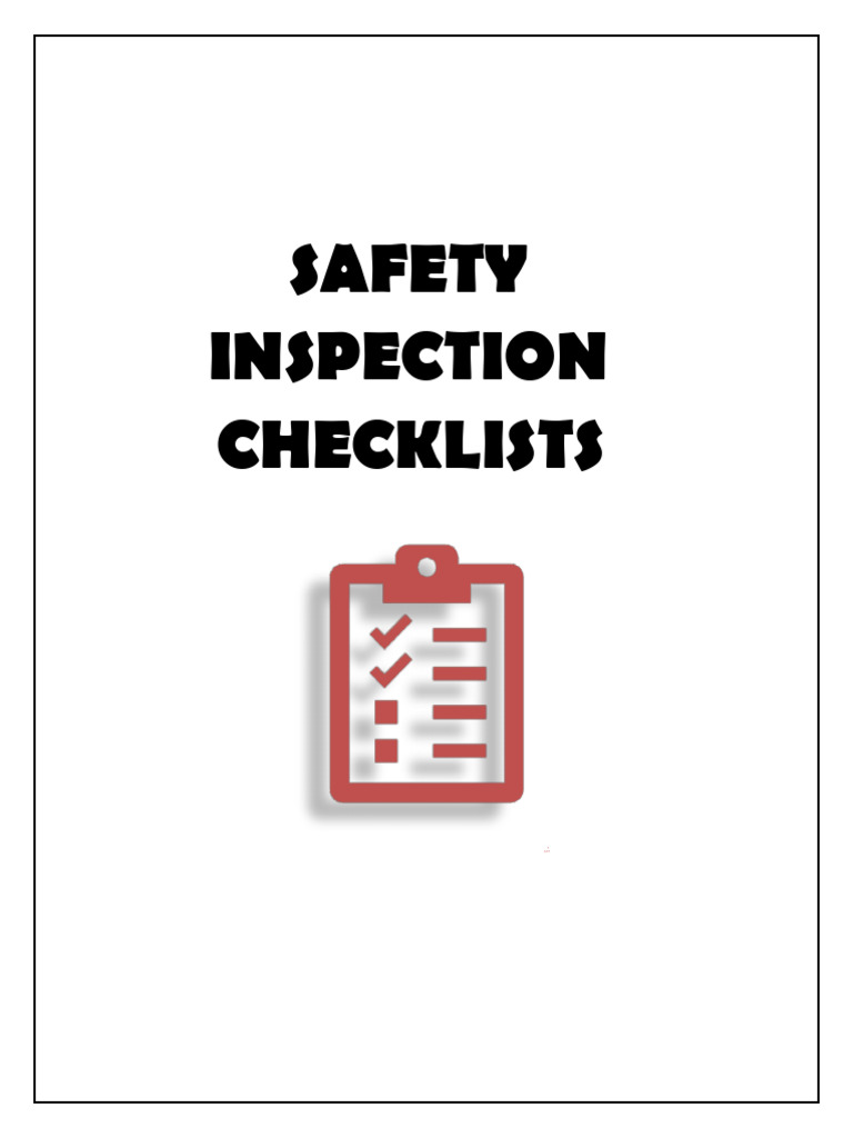 Safety_inspections_checklist__1734542073 | PDF | Stairs | Electrical ...