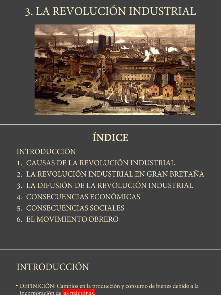 La Revoluci-N Industrial | PDF