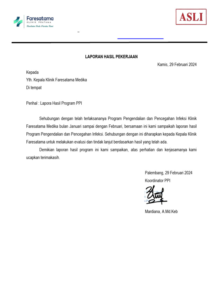 Laporan Hasil Program Ppi | PDF