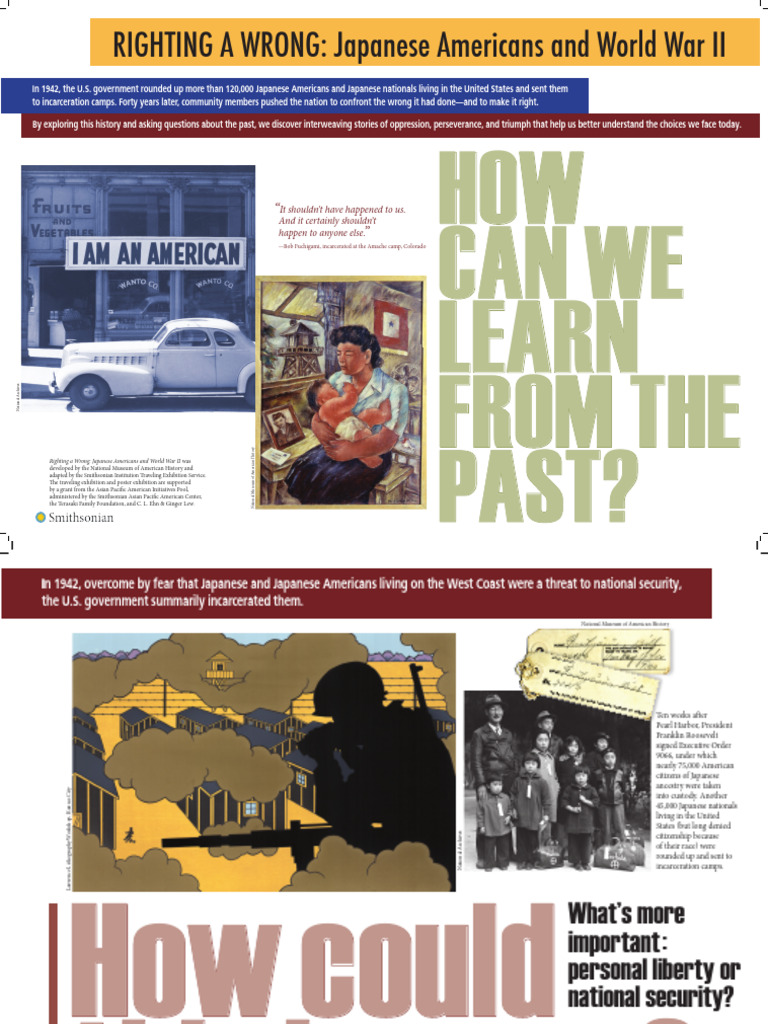 Japanese American Incarceration History | PDF | Internment Of Japanese ...