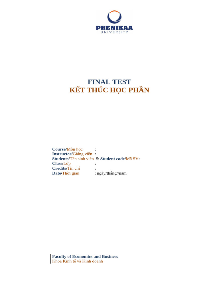 Form - Tieu Luan - Ca Nhan | PDF