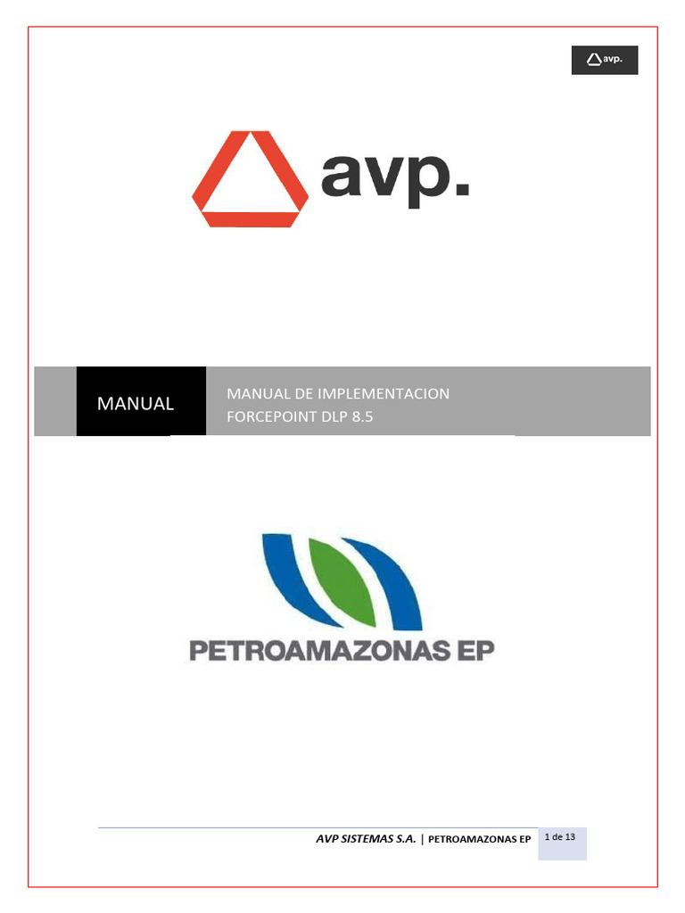 Manual implementación DLP PAM | PDF | Servidor SQL de Microsoft | Servidor (Computación)