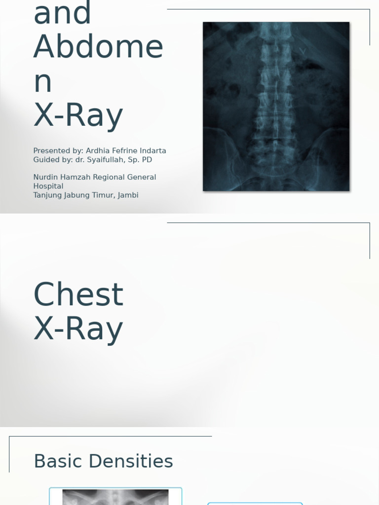 Chest & Abdominal XRay + Electrolyte Balance | PDF | Respiratory Diseases | Lung