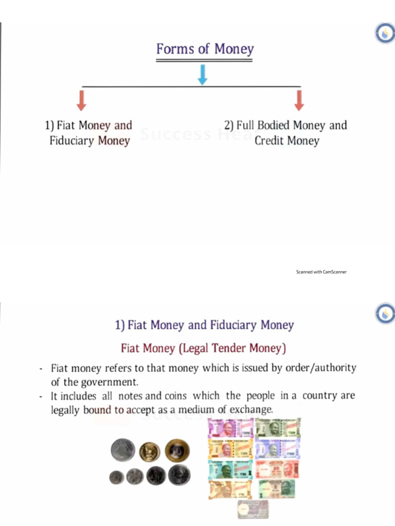 Forms of Money and Supply | PDF