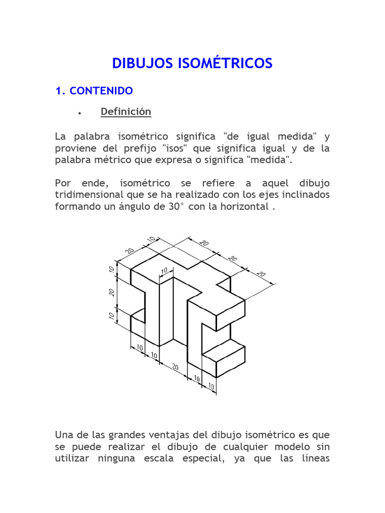 Ejemplos de Dibujos Isométricos | PDF | Geometría | Geometria clasica