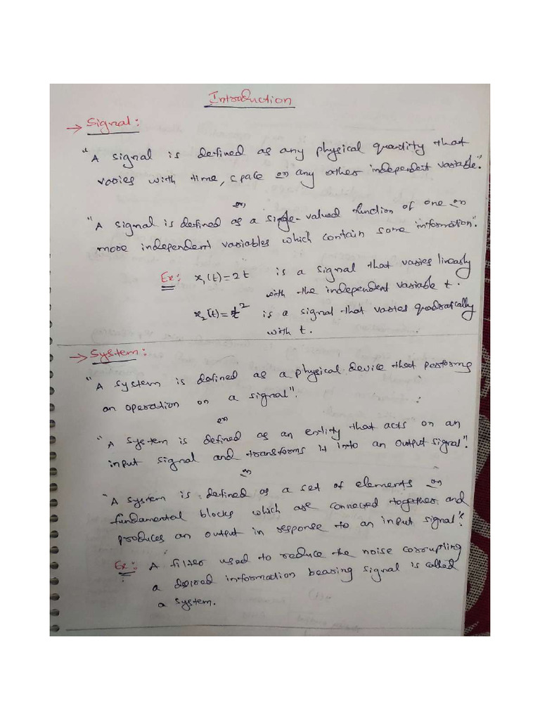 Dsp Complete Notes | PDF