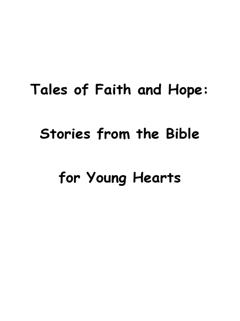 Tales of Faith and Hope - Stories From The Bible For Young Hearts | PDF ...