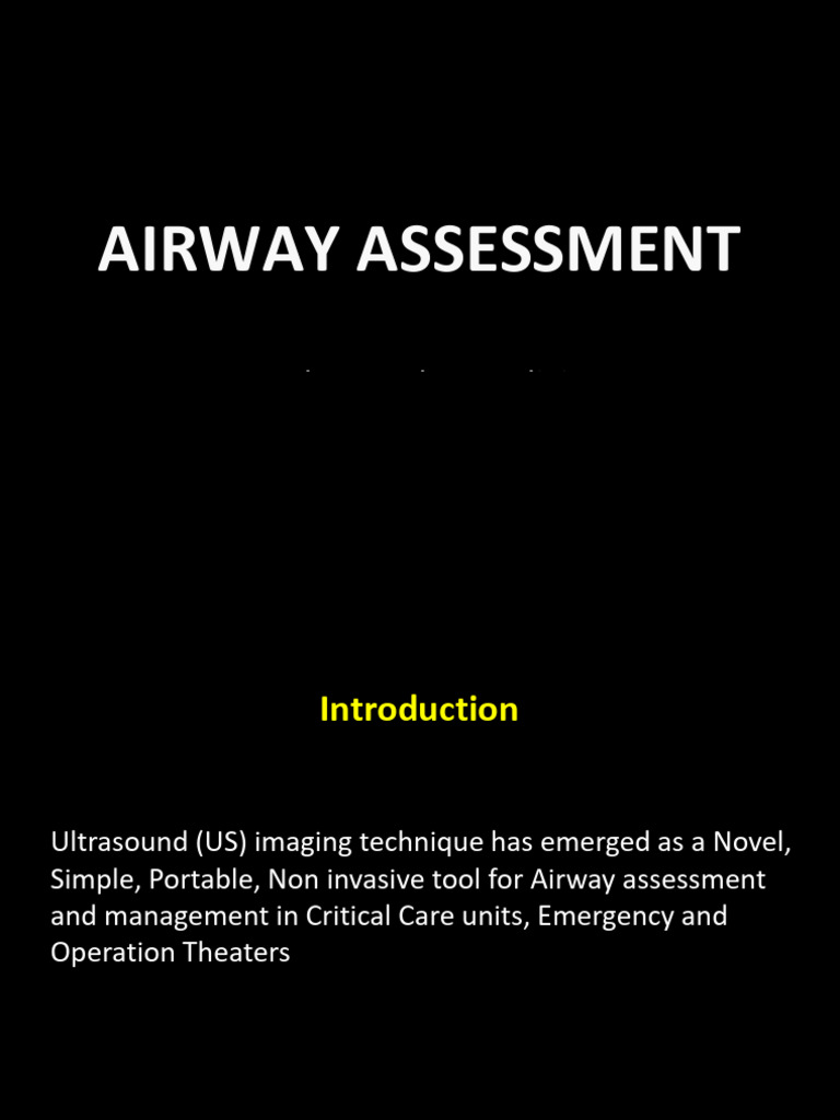Airway | PDF | Respiratory Tract | Medical Ultrasound