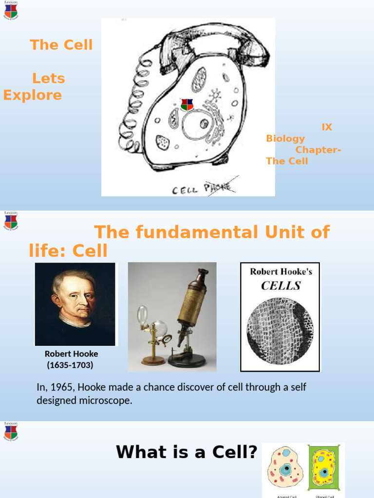 03 - TLS - Cl-IX-Biology - The Fundamental Unit of Life - Notes-PPT ...