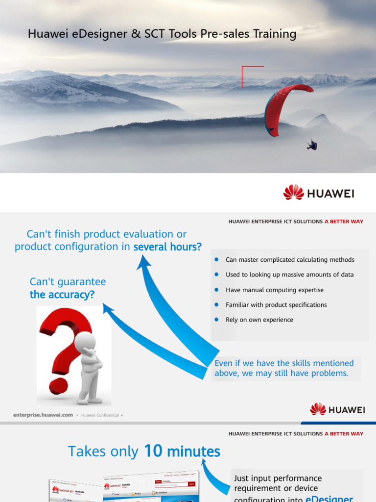 106 Huawei EDesigner & SCT Tools Pre-Sales Training | PDF | Computer ...