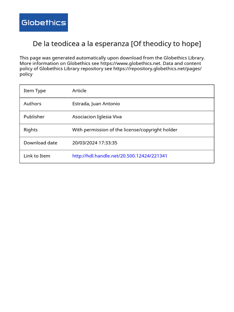 n225-2_de_la_teo | PDF | Mal | Dios