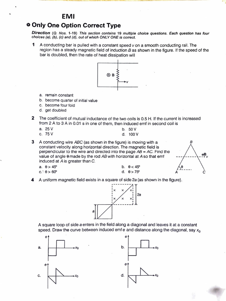 Emi and Ac | PDF | Inductor | Electromagnetic Induction