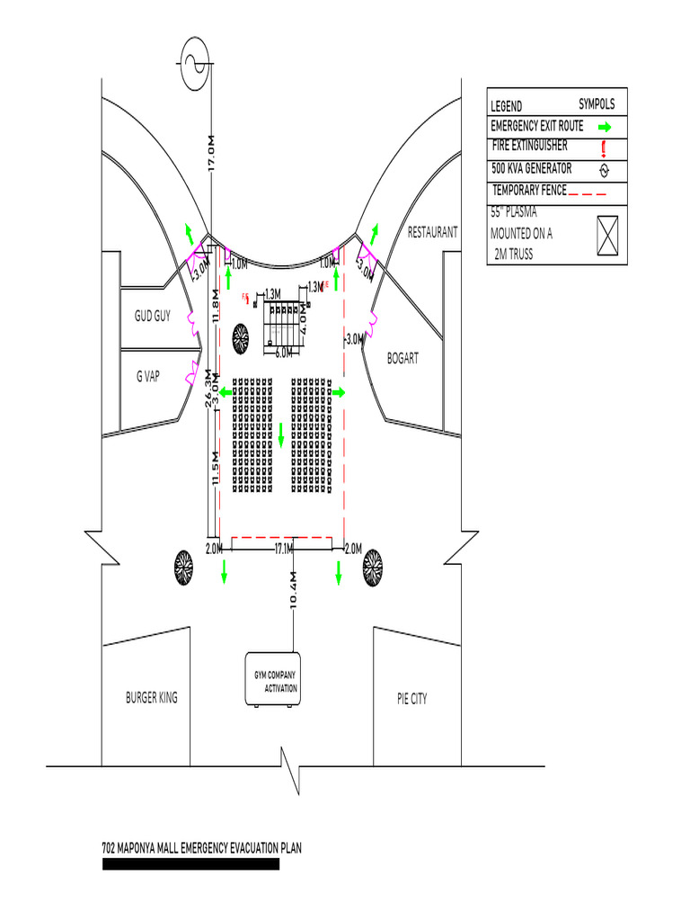 Mall Emergency Evacuation Plan | PDF