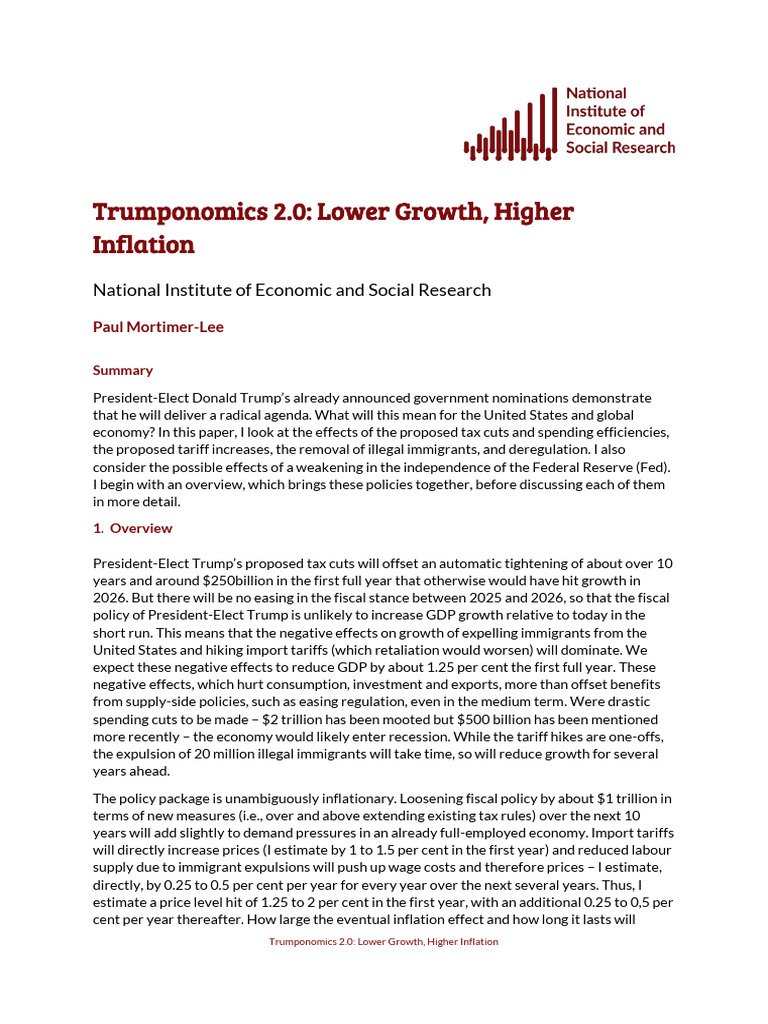 The-Economic-Effects-of-Trumponomics-PML2.0 | PDF | Deficit Spending ...