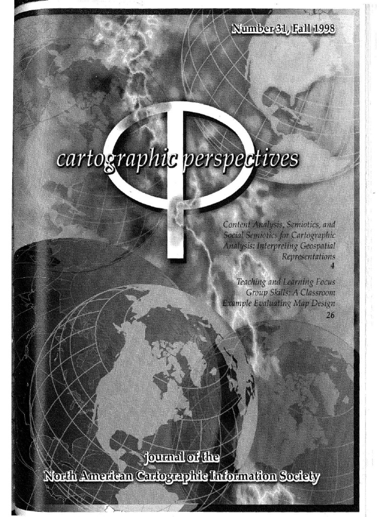 Cartographic Perspectives (Journal of The Na Cartographic Info Society) | PDF